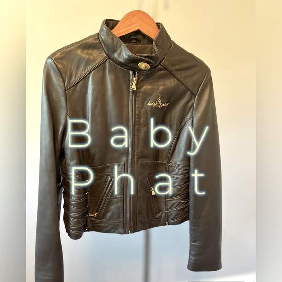 Baby Phat | Jackets & Coats | Baby Phat Brown Leather Jacket | Poshmark